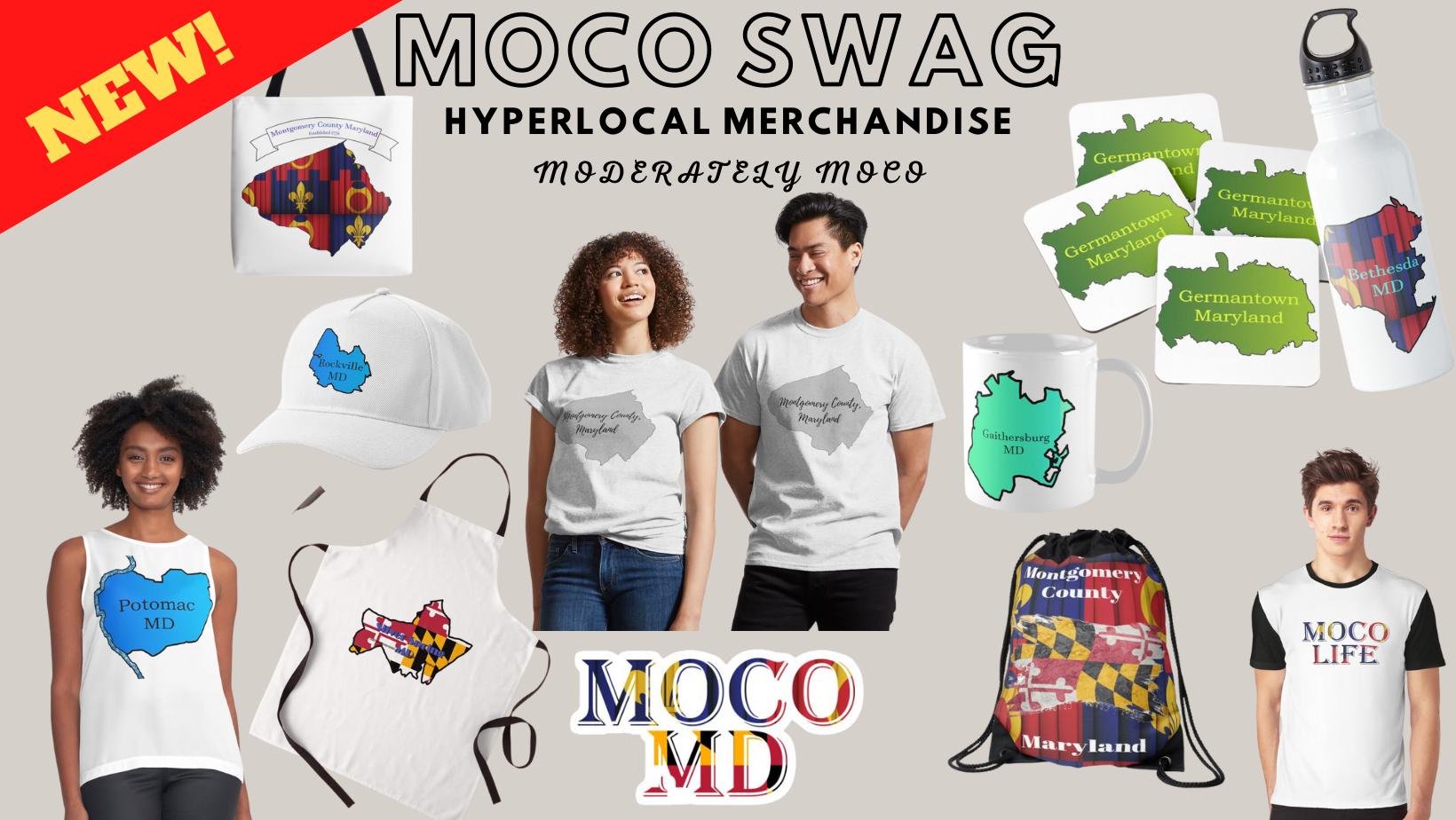 MOCO Swag - New Local and Hyperlocal Merchandise Shop - Moderately MOCO