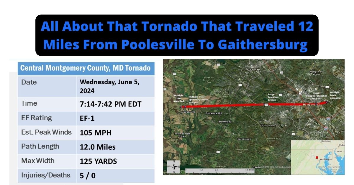 All About That Tornado That Traveled 12 Miles From Poolesville To ...